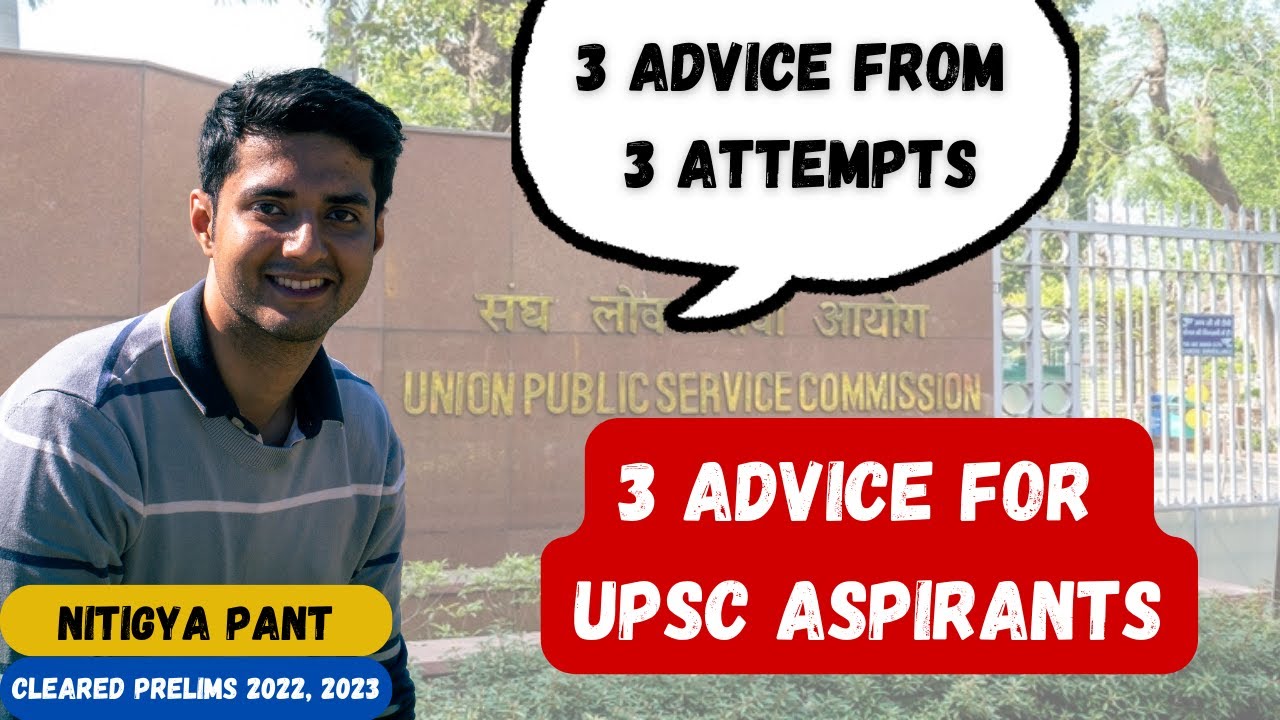 These 3 Advice will change your UPSC Preparation | Hindi | Nitigya Pant | @dheerajthereader ...