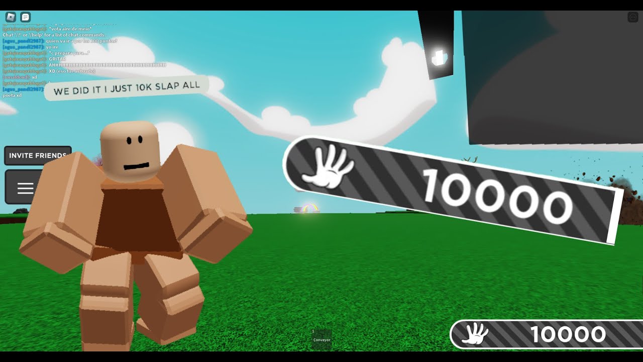 ROBLOX slap battles 10k slap engineer - YouTube