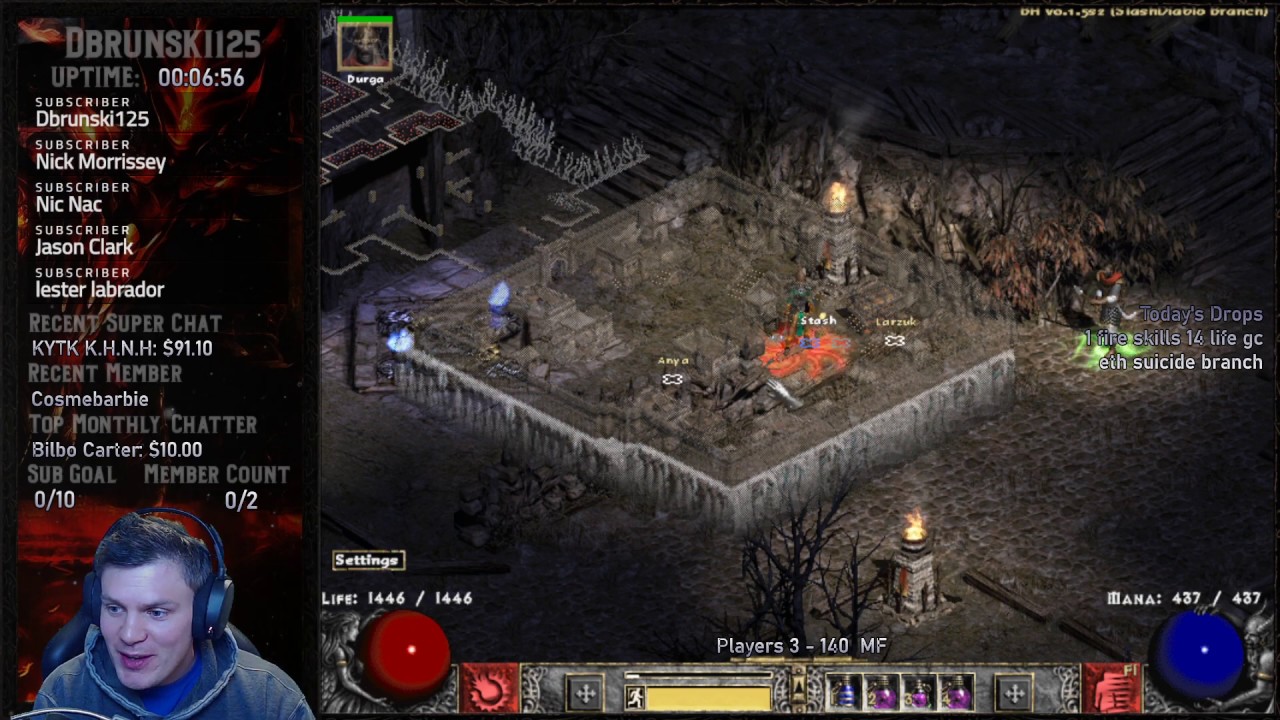 Diablo 2 - Magic Finding a new location today - Drifter Cavern!! 02/23 ...