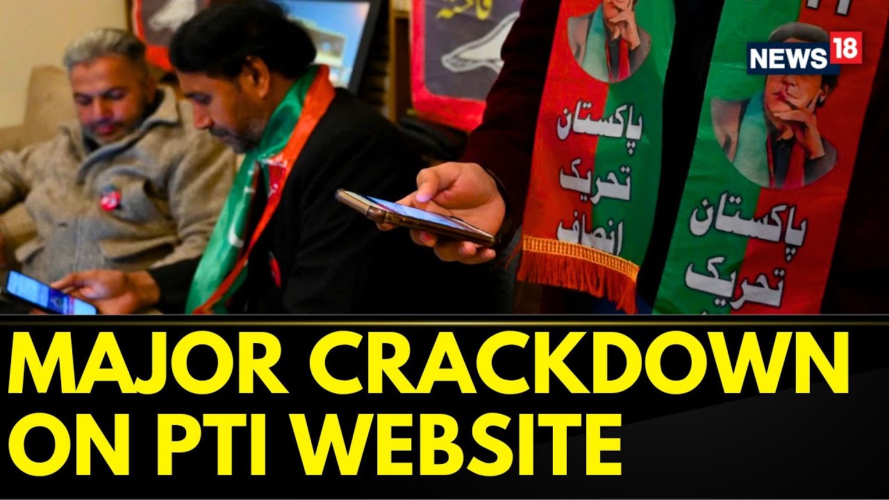 Pakistan PTI News | Major Crackdown Launched On PTI Website In Pakistan ...
