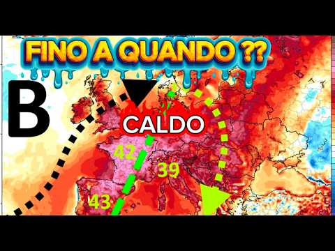 METEO - EVOLUZIONE BLOCCATA: CALDO INTENSO E DURATURO IN EUROPA OCCIDENTALE E ITALIA, FINO A 40 C !!