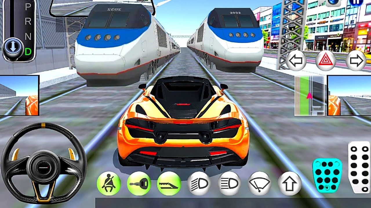 Supercar VS Bullet Train 3D Driving School Best Android Gameplay HD ...