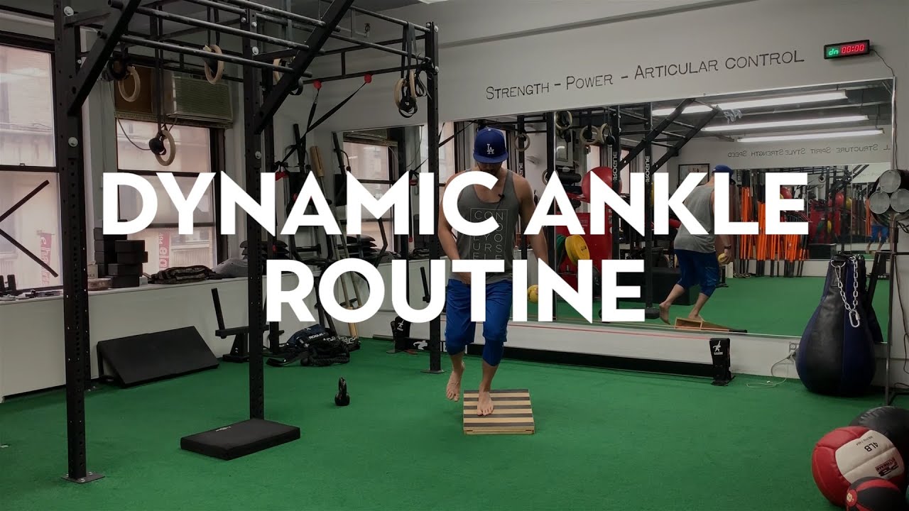 Dynamic Ankle Routine - YouTube