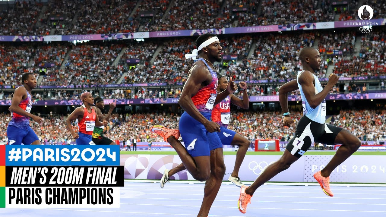 Men's 200m Final | Paris Champions - YouTube