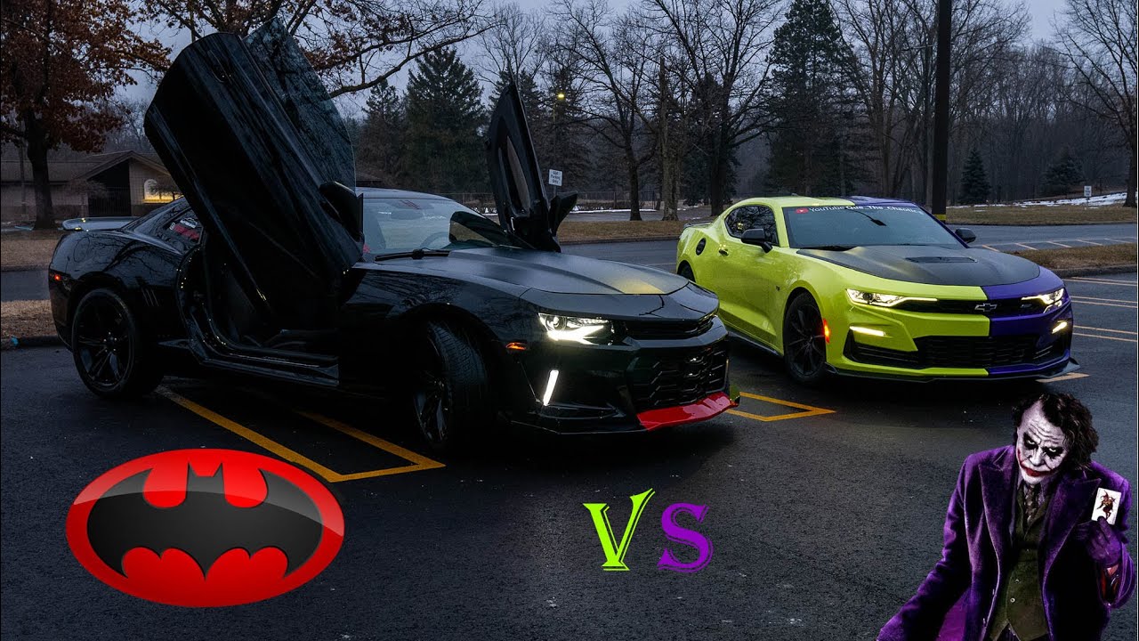Joker meets Batman Camaro - YouTube