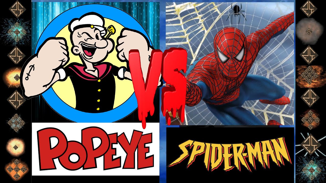 Popeye (E. C. Segar) vs Spiderman (Marvel Comics) - Ultimate Mugen ...