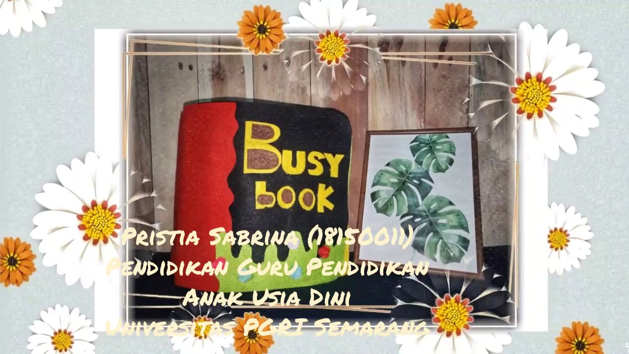 Cara Membuat Busy Book Sederhana - YouTube