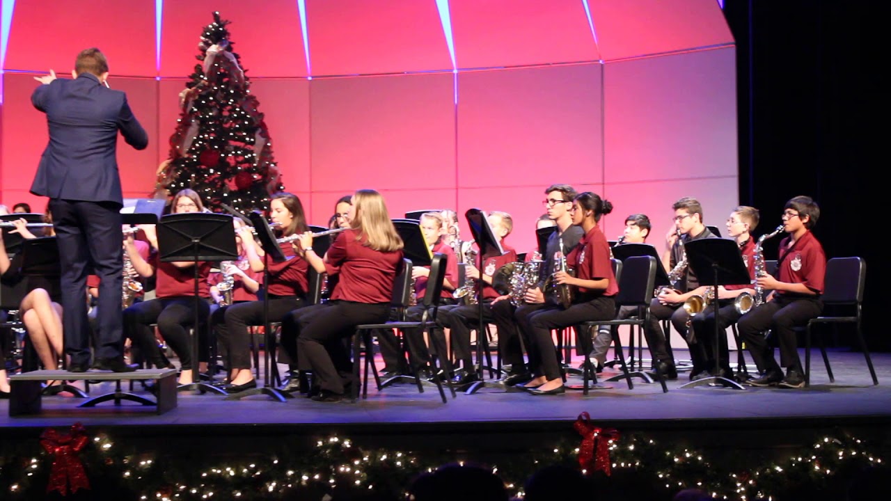 Newell Barney Symphonic Band Concert December 2018 - YouTube