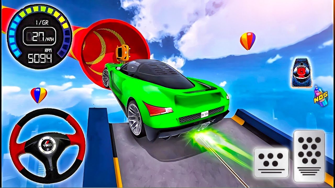 Extreme Car Jumps Stunt Racing ! Extreme Car Ramp Stunts 3D - Android ...