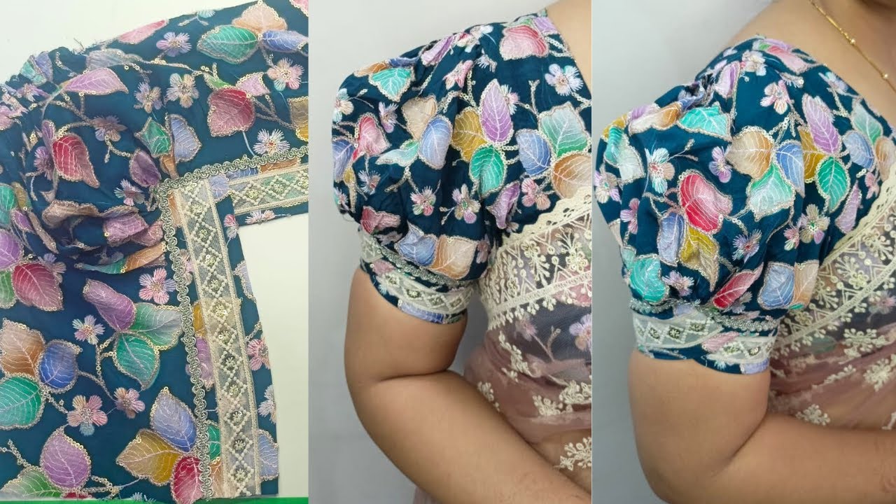 Designer Sleeves for Blouse | Designer Baju ke Design | Baju Cutting ...