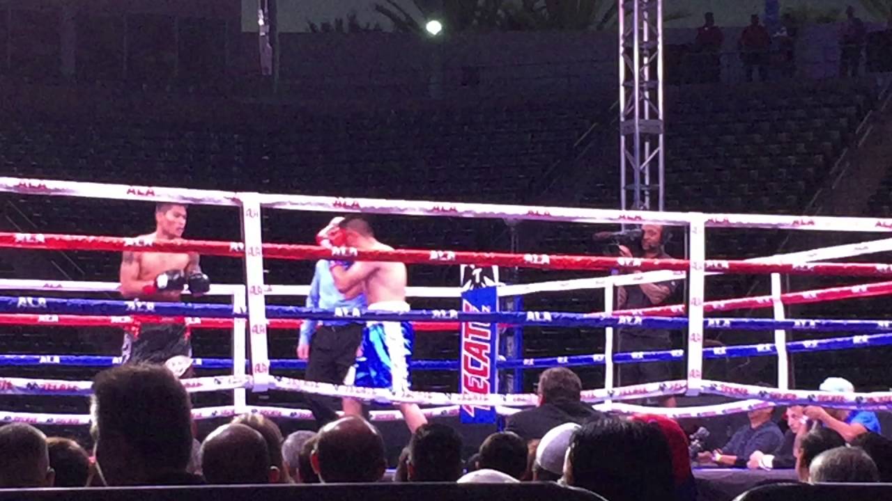 Mark Magsayo, 2nd Rd Knockdown of Ramiro Robles, Stubhub Center ( Raw Video) - YouTube