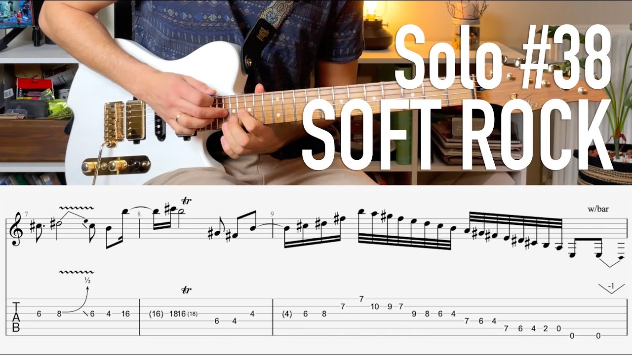 GUITAR SOLO #38 - Melodic Rock [Tabs] 🎸 - YouTube