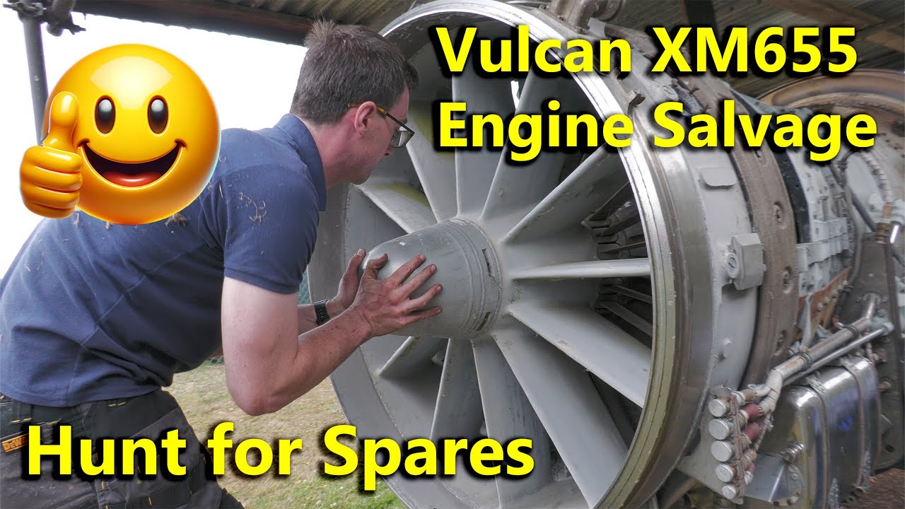 Vulcan XM655 Chronicles - How to Part 6 Salvaging Engine Spares - YouTube