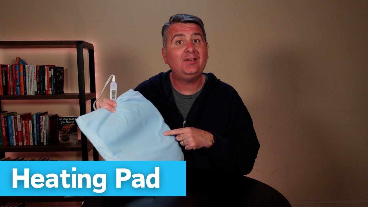 Large Heating Pad Without Auto Shut Off - YouTube