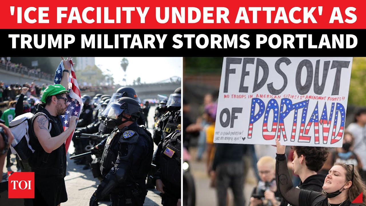 'Portland ICE Base Under Attack': Violence Explodes In U.S. City ...
