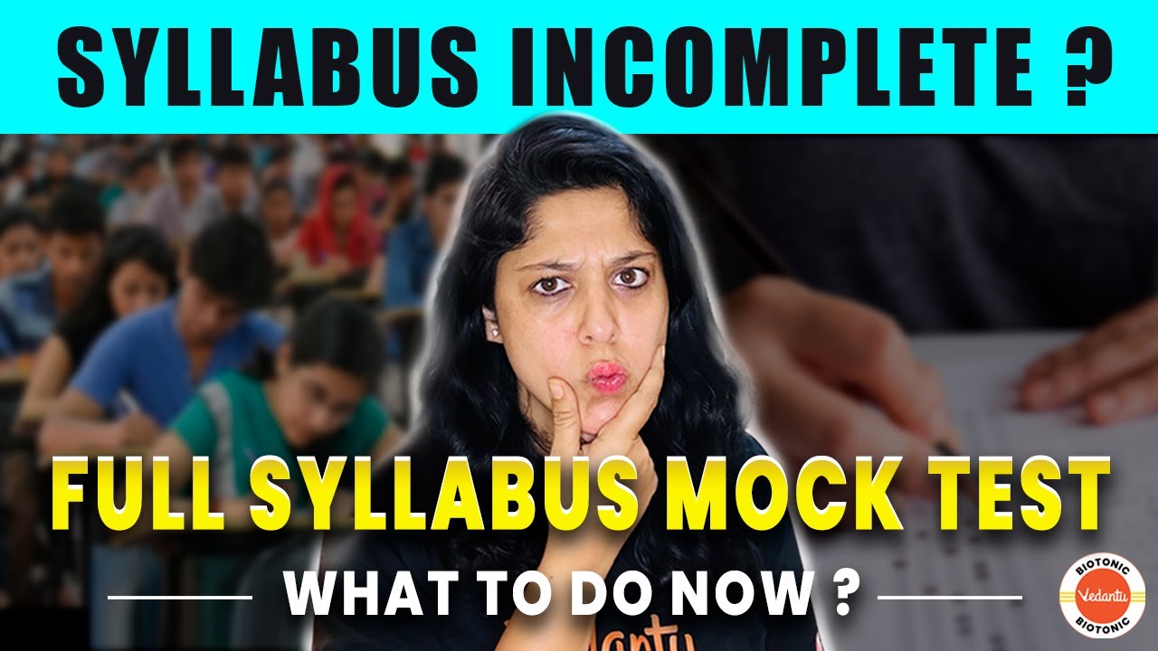 🧾 Tips To Give MOCK TEST When Your Syllabus is Incomplete 📚📝 ...