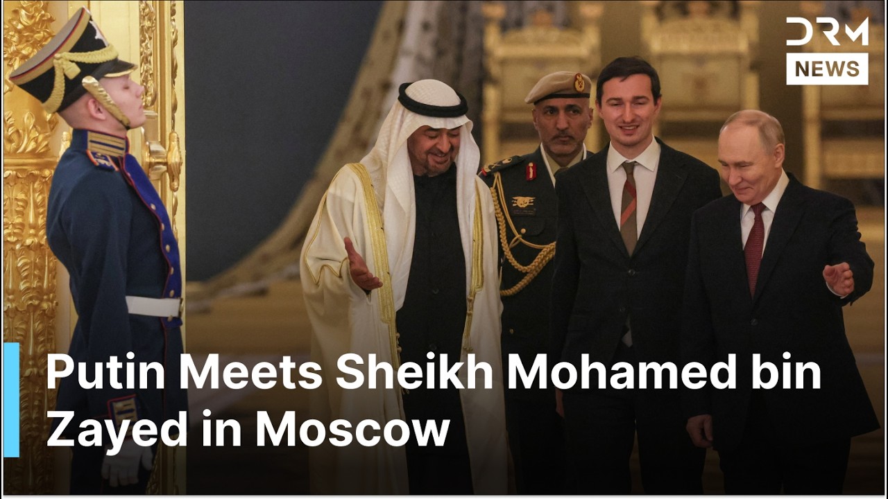 FULL MEETING: Putin Hosts UAE President at Kremlin as Russia Deepens ...