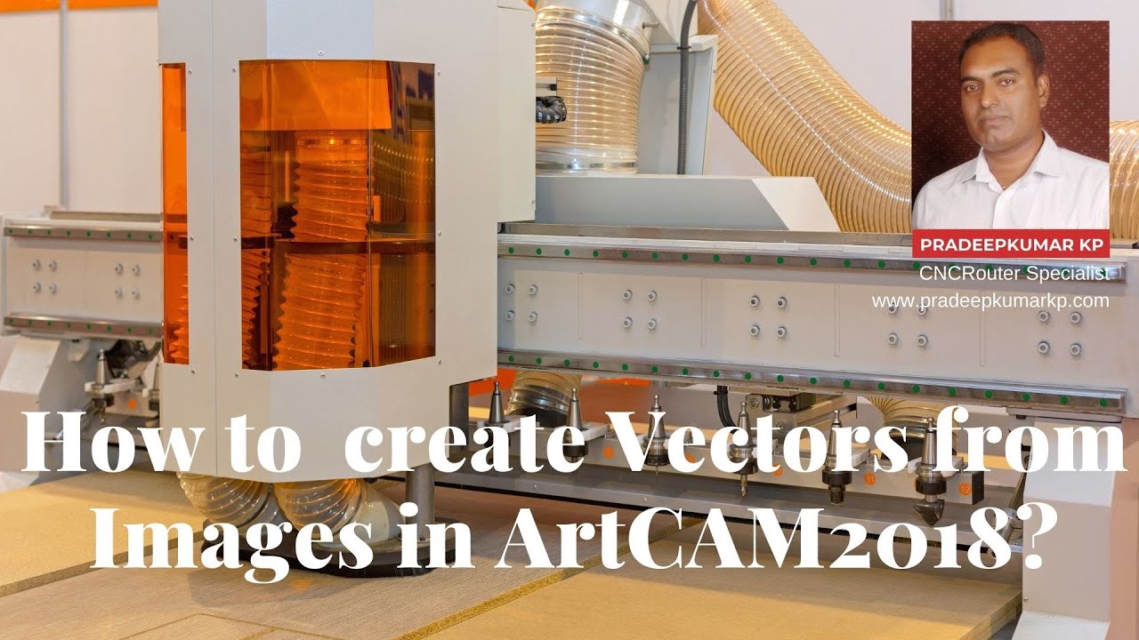 How to create Vectors from Images in ArtCAM 2018? - YouTube