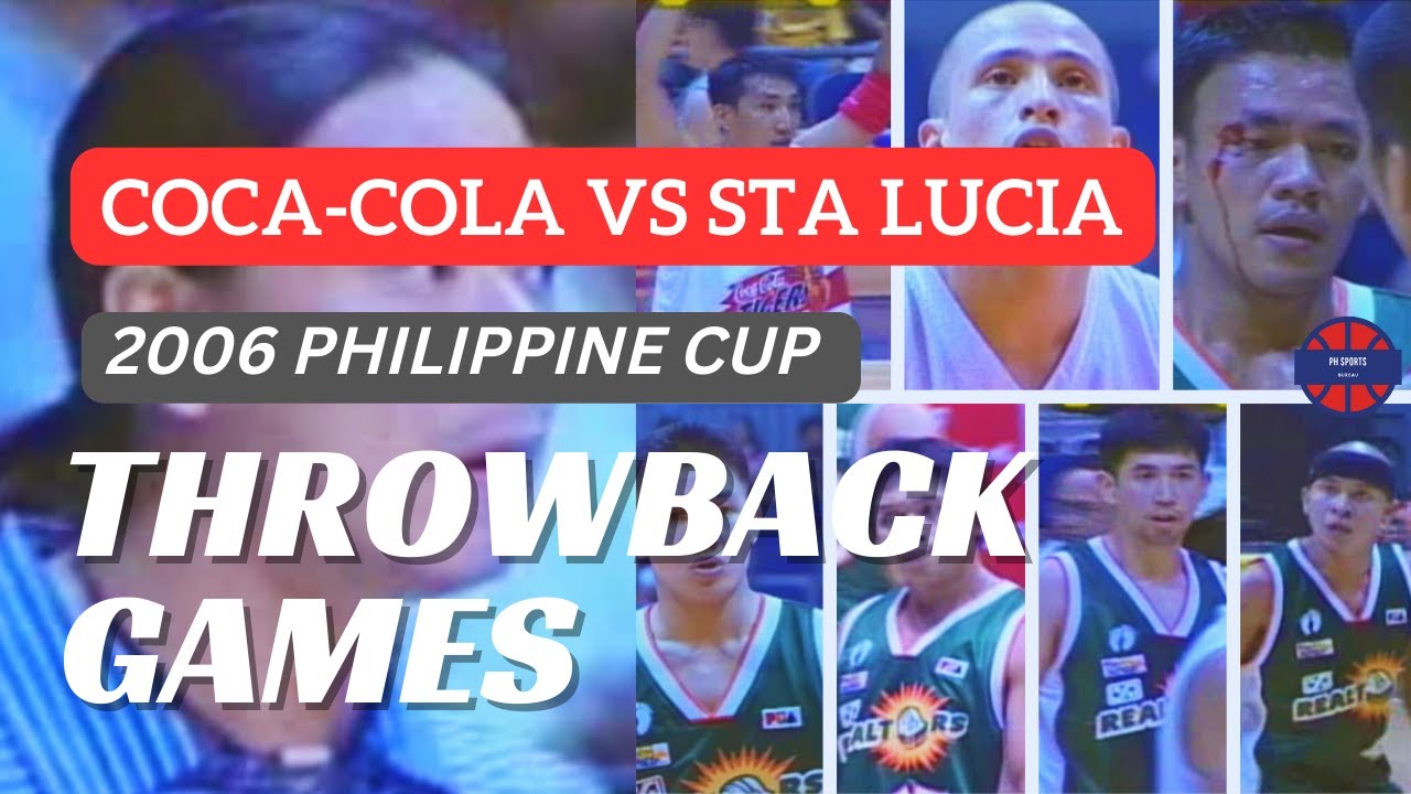 STA LUCIA vs COCA-COLA | OVERTIME | 2006 Dunk of the Year | PBA ...