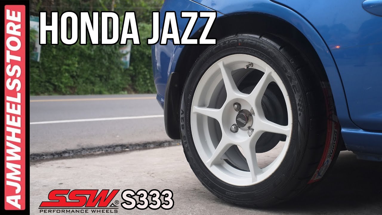 MODIFIKASI HONDA JAZZ VELG SSW S333 // AJMWHEELSSTORE - YouTube