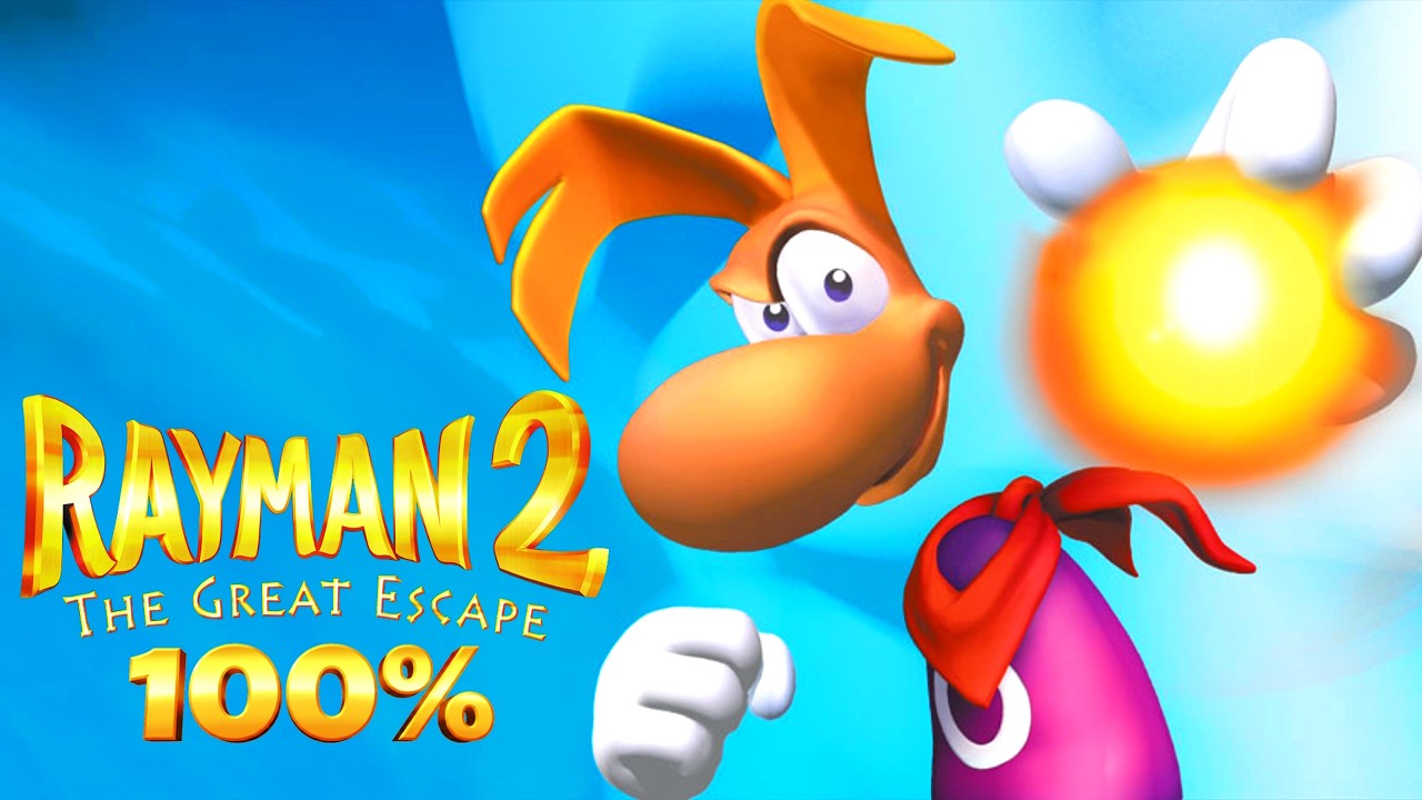 Rayman 2: The Great Escape - Full Game 100% Walkthrough - YouTube