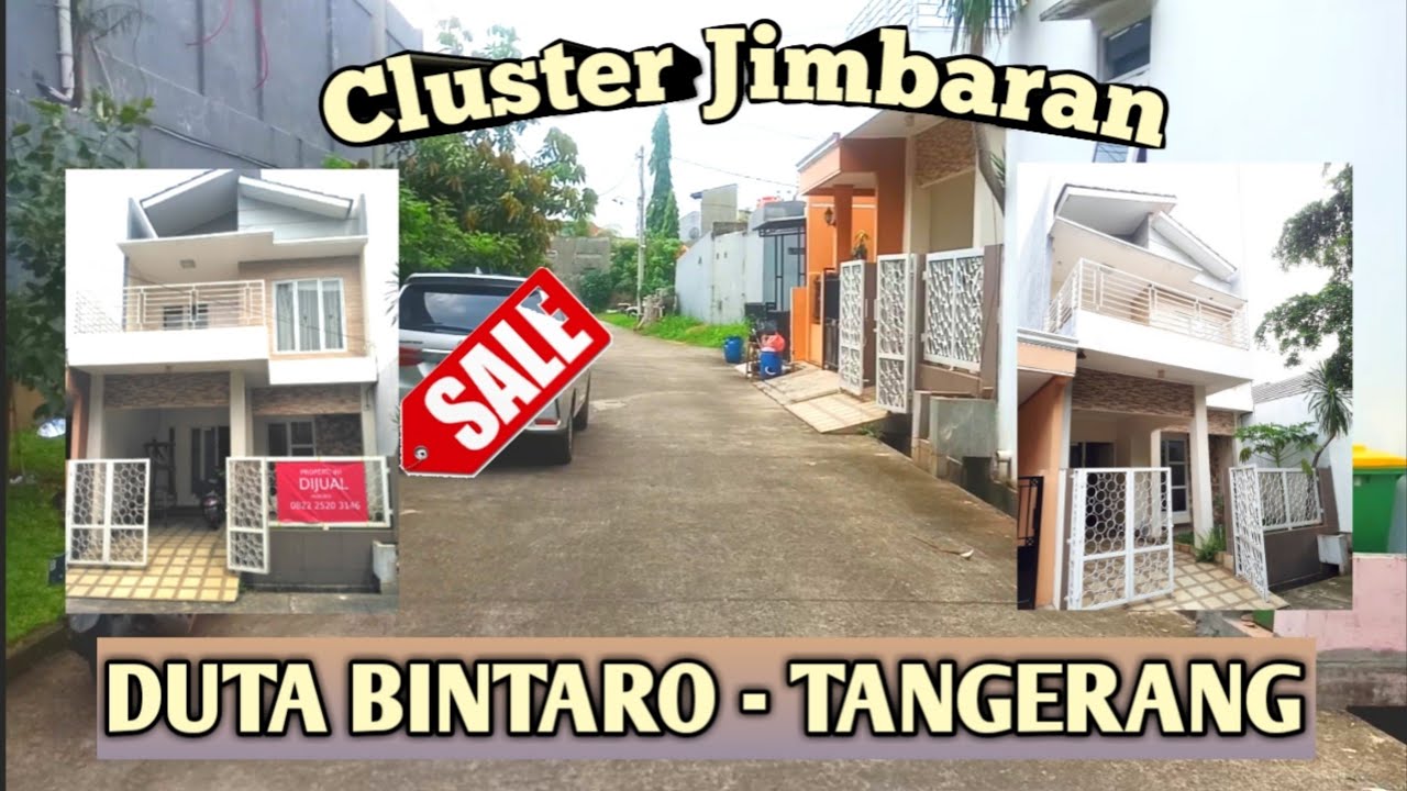 RUMAH CLUSTER JIMBARAN || DUTA BINTARO TANGERANG || DIJUAL - YouTube