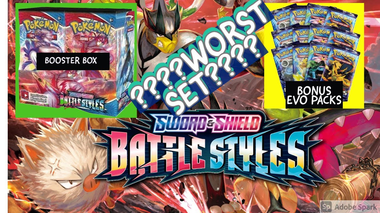Battle Styles BOOSTER box...Worst Pull rate? PLuS evolutions PACKS ...