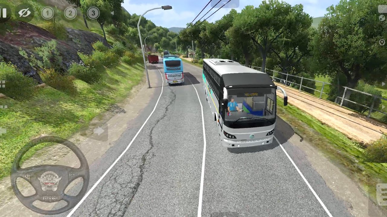 New Electric Sleeper Bus Mod Driving With Village Map - Bus Simulator ...