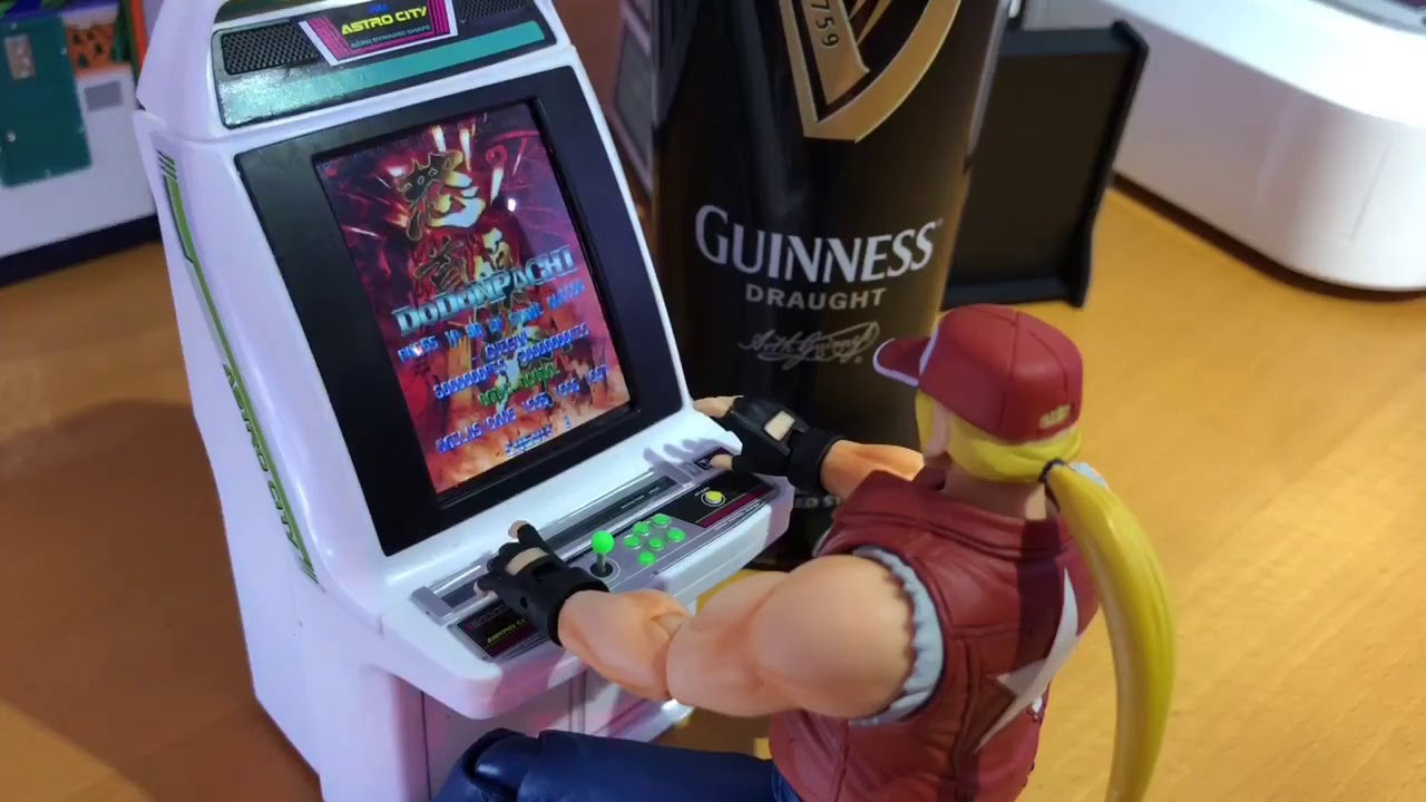 Working SEGA Astro City miniature model candy cab retropie raspberry pi ...