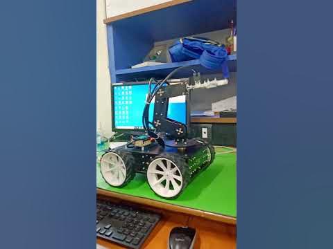 4 wheel Robot with strong arm for pick and place Robotics | pawan Meena engineer29| robot ...