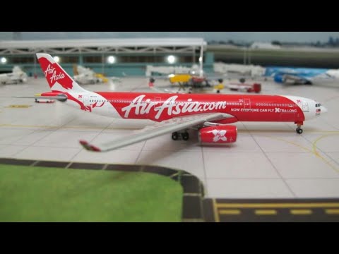 Unboxing airasia A330-300 aircraft model - YouTube