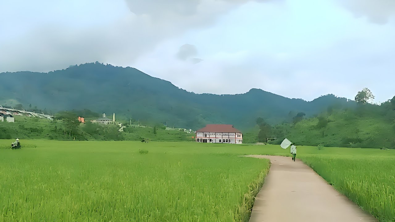 Amazing view behind a village | Walk around - YouTube