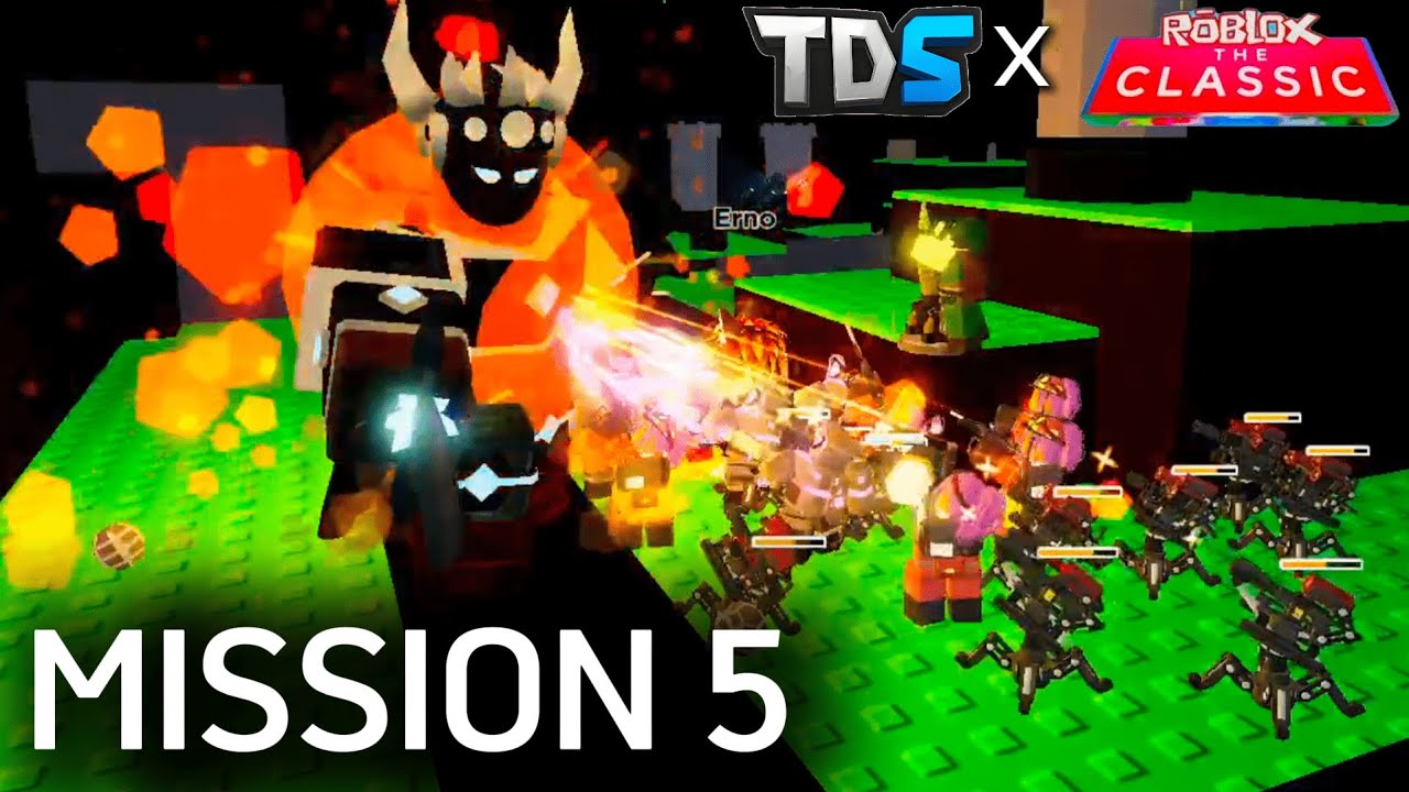 TDS The CLASSIC Event MISSION 5 | Tower Defense Simulator - YouTube