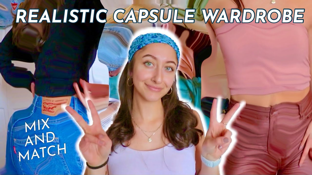 Everyday Slayyy EASY Capsule Wardrobe for Normal People - YouTube