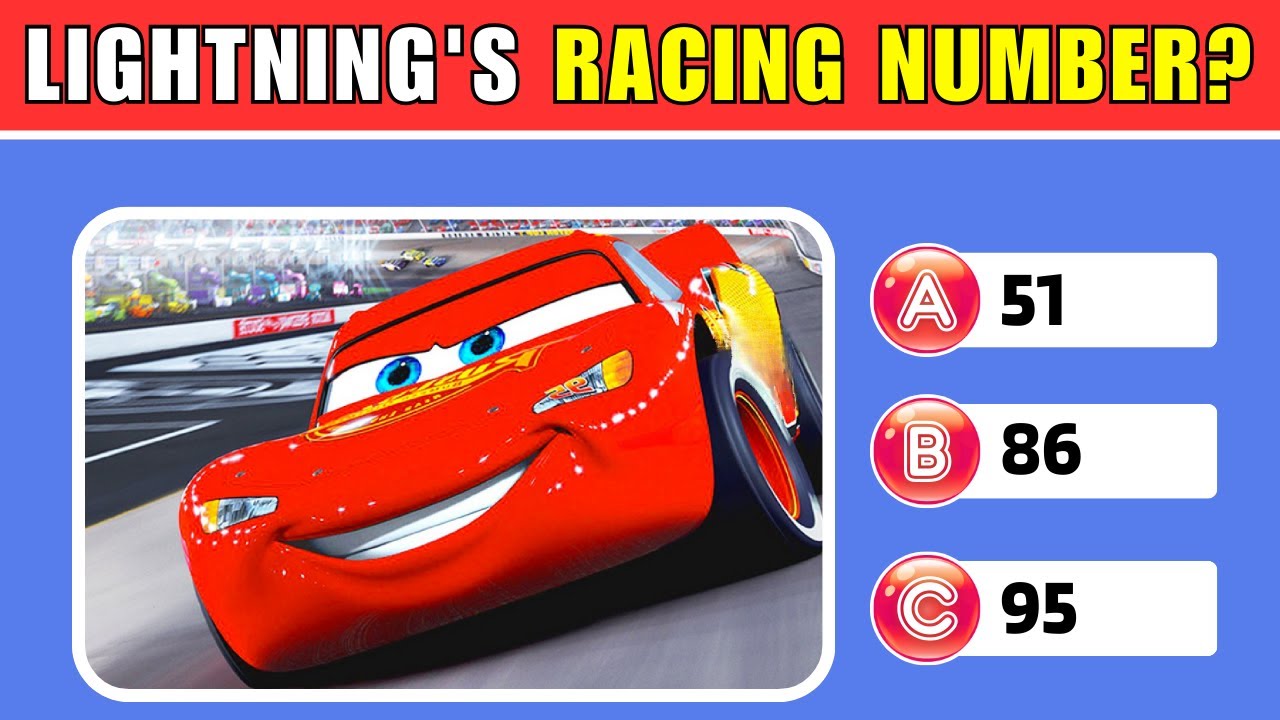 DISNEY CARS MOVIE QUIZ - 30 QUESTIONS CHALLENGE! LIGHTNING MCQUEEN ...