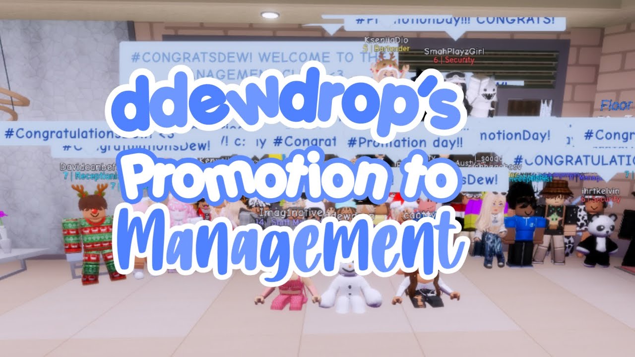 ddewdrop’s promotion to management | Bloxton Hotels - YouTube