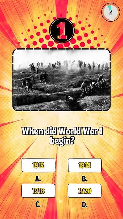 10 World War I Quizzes #history #question #quiz #quiztime #thailand # ...