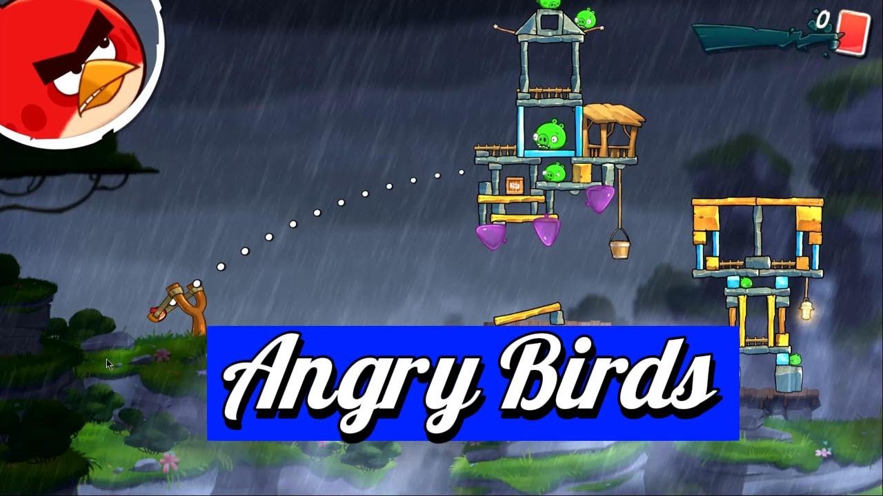 Angry birds | Mobile Games - اللعبة الجميلة الطيور الغاضبة - YouTube