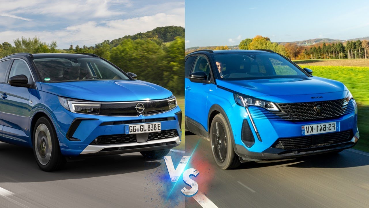 New 2022 Opel Grandland vs Peugeot 3008 | Crossover SUV Cousins match ...