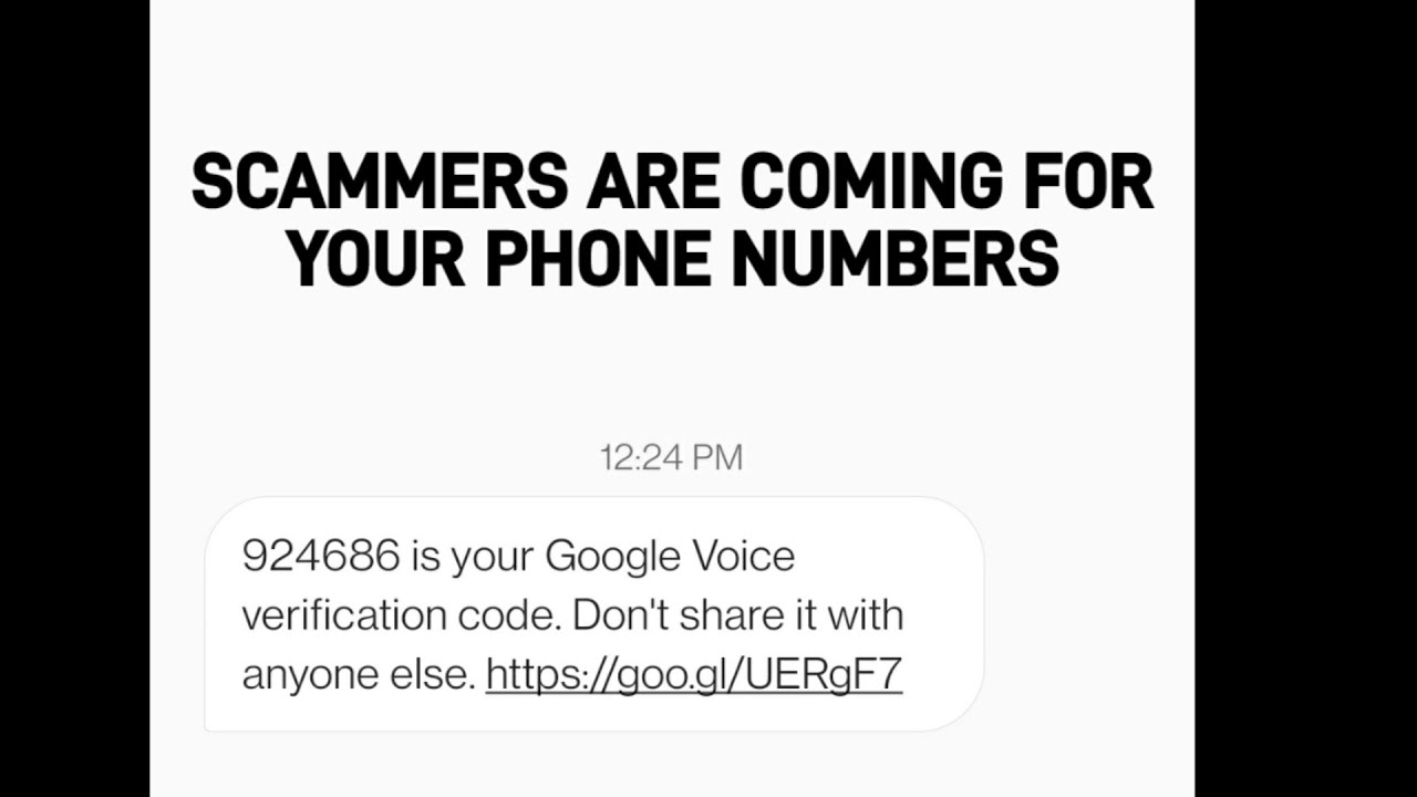 BEWARE OF THIS SCAM - GOOGLE VOICE VERIFICATION SCAM - YouTube