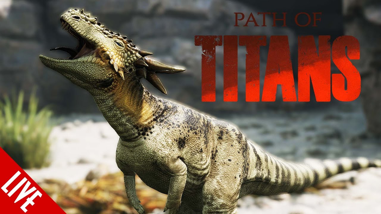 PACHY: A Tiny Wingless Dragon | Path of Titans Gameplay - YouTube