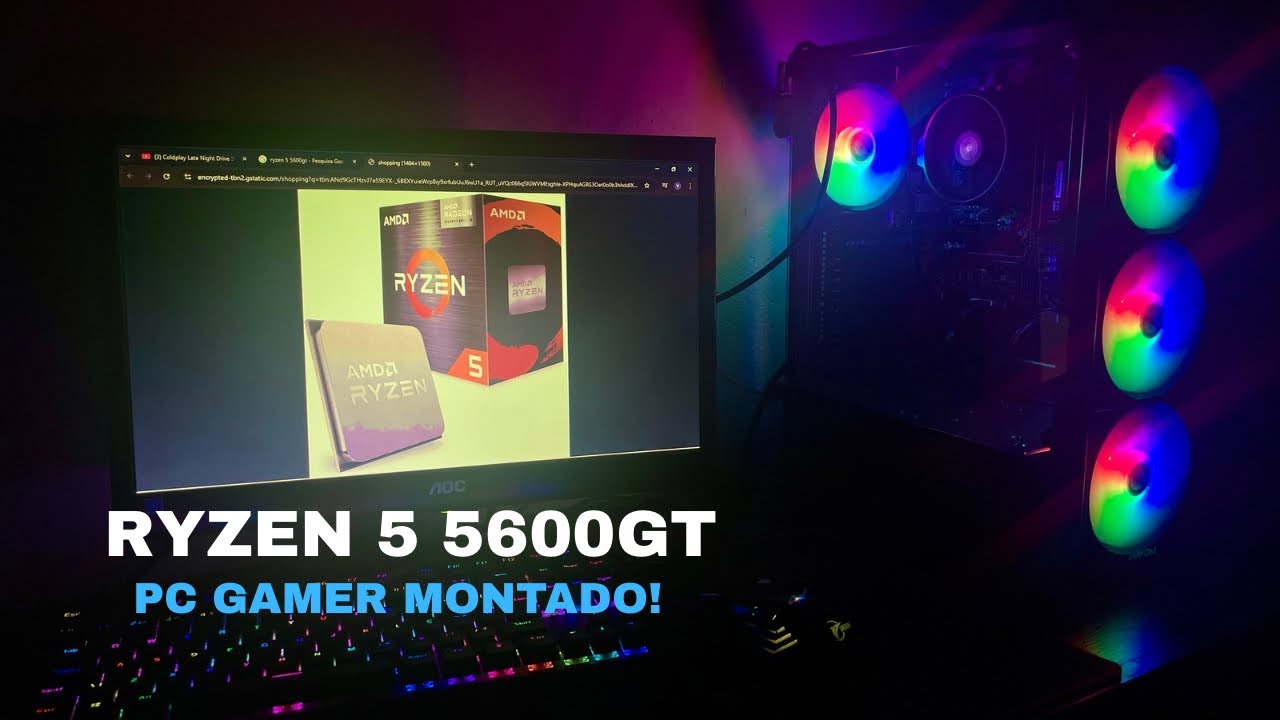 COMPREI UM PC GAMER MONTADO 😳 VALEU A PENA? (RYZEN 5 5600GT) - YouTube