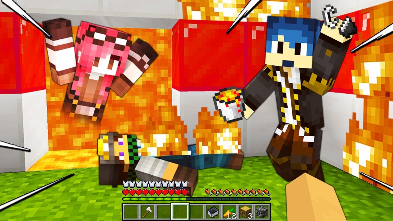 SCHERZI SU MINECRAFT CONTRO STEF PHERE E MARCY!! - Minecraft ITA - YouTube