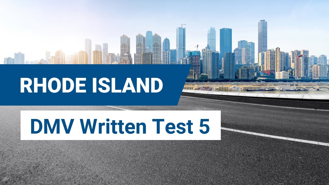 2024 Rhode Island DMV Written Test #5 - YouTube