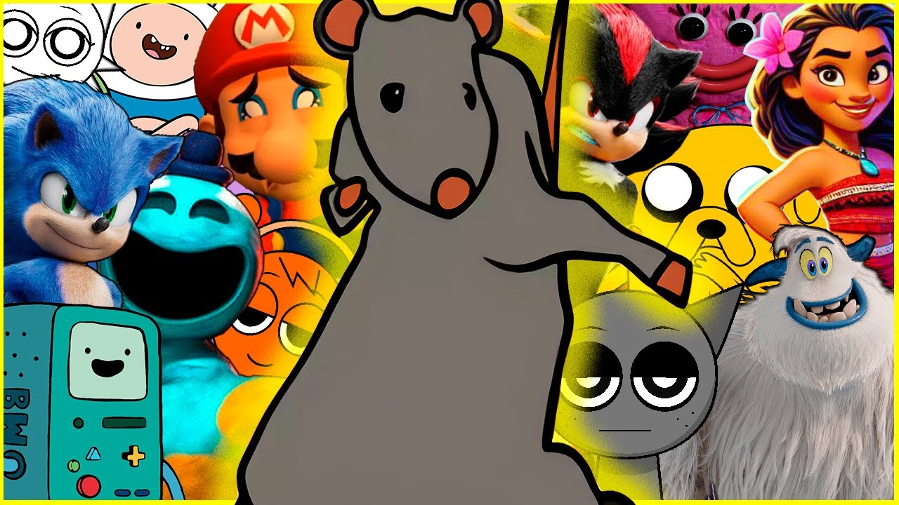 RAT DANCE Meme Song (Movies, Games and Series COVER) feat. Sprunki ...