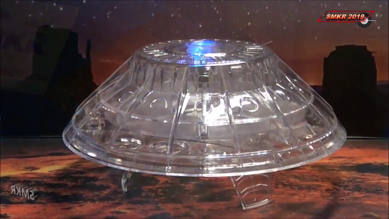 UFO Encounters Model Kit Pulsing LED - YouTube