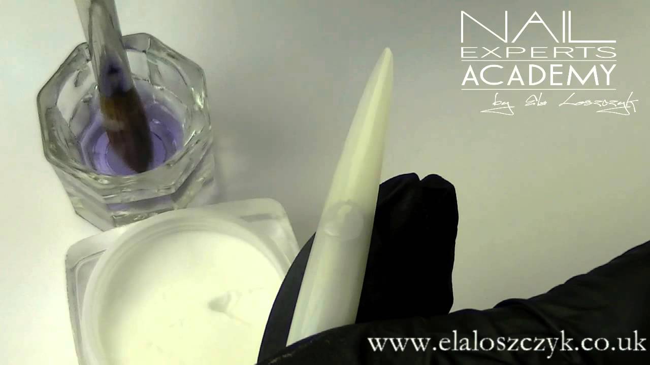correct mix ratio of a clear acrylic powder - YouTube