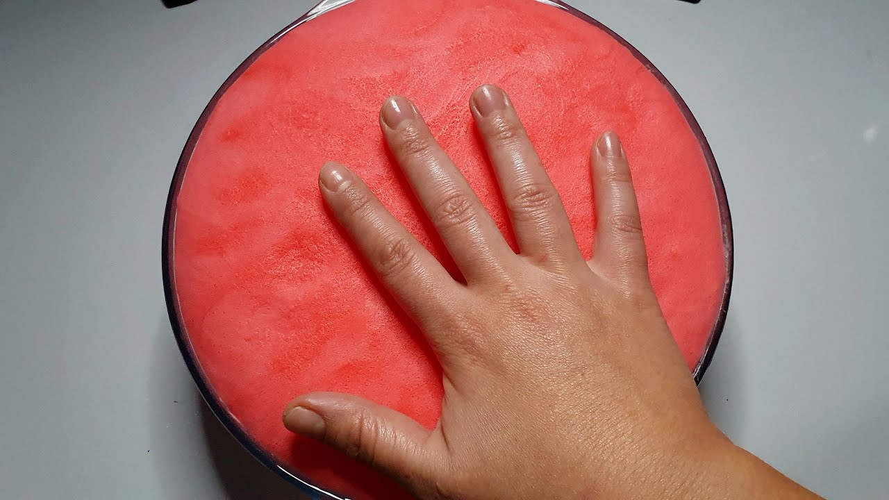 Bubbly Slime Roz Pufos Uscat " Partea 1" - Driet Slime / Satisfying ...