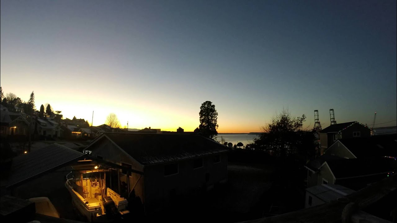 Time Lapse Sunset Everett WA - YouTube