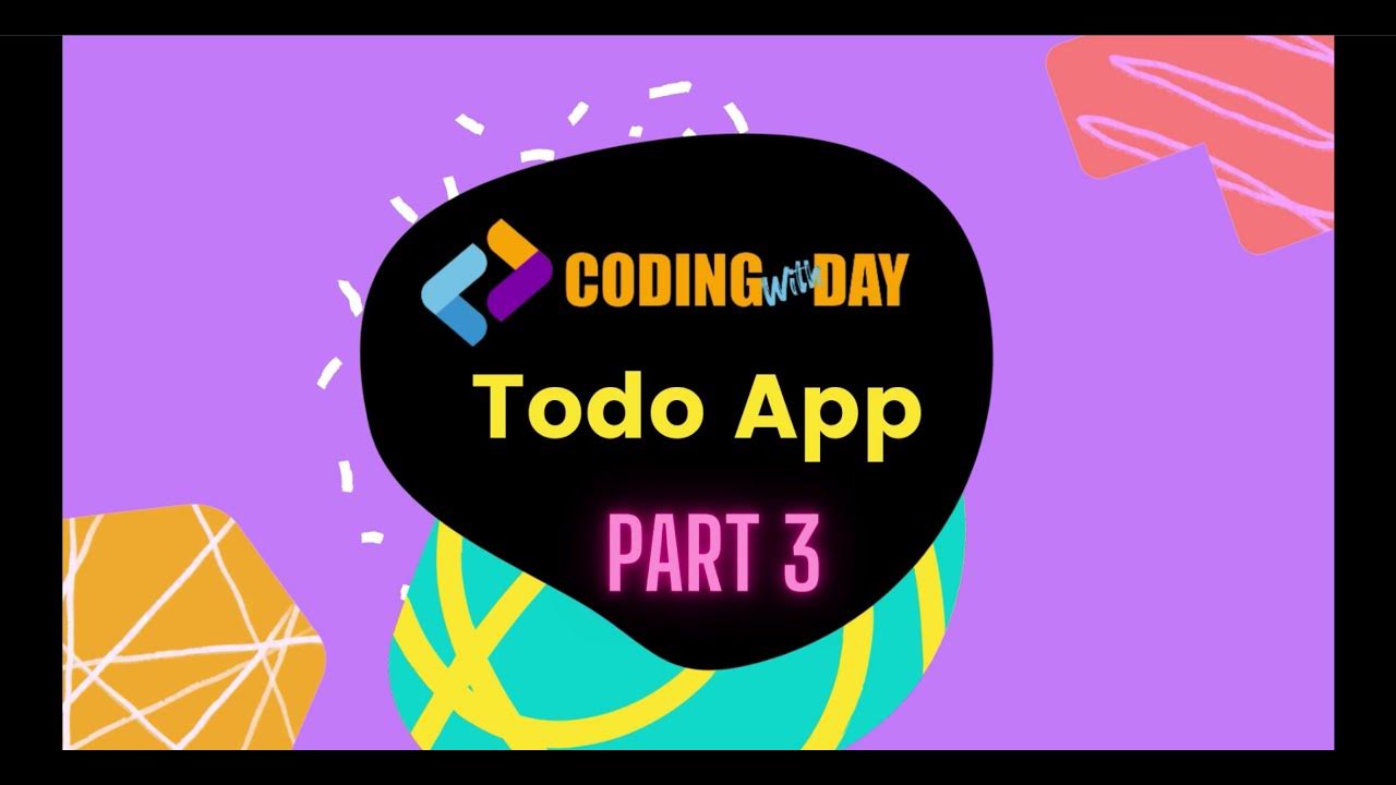 Todo app - Part 3 - Flutter Firebase using GetX tutorial 2021 - YouTube